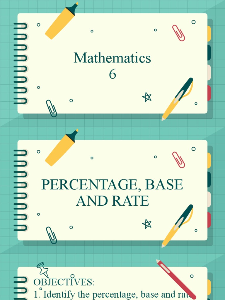 Percentage Grade6 | Download Free PDF | Percentage | Mathematics