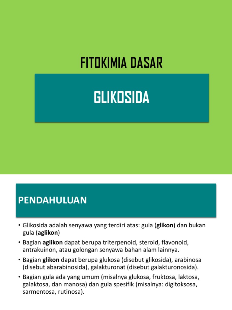Materi 10-Glikosida | PDF