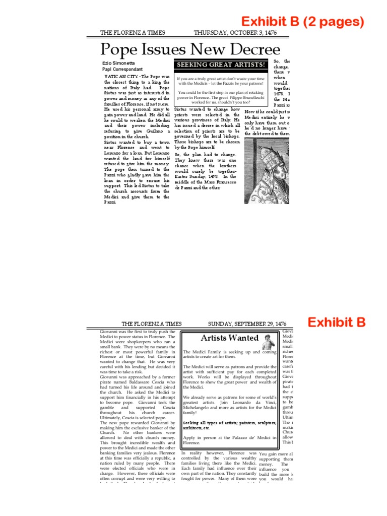 CSI Florence | PDF | House Of Medici | Florence