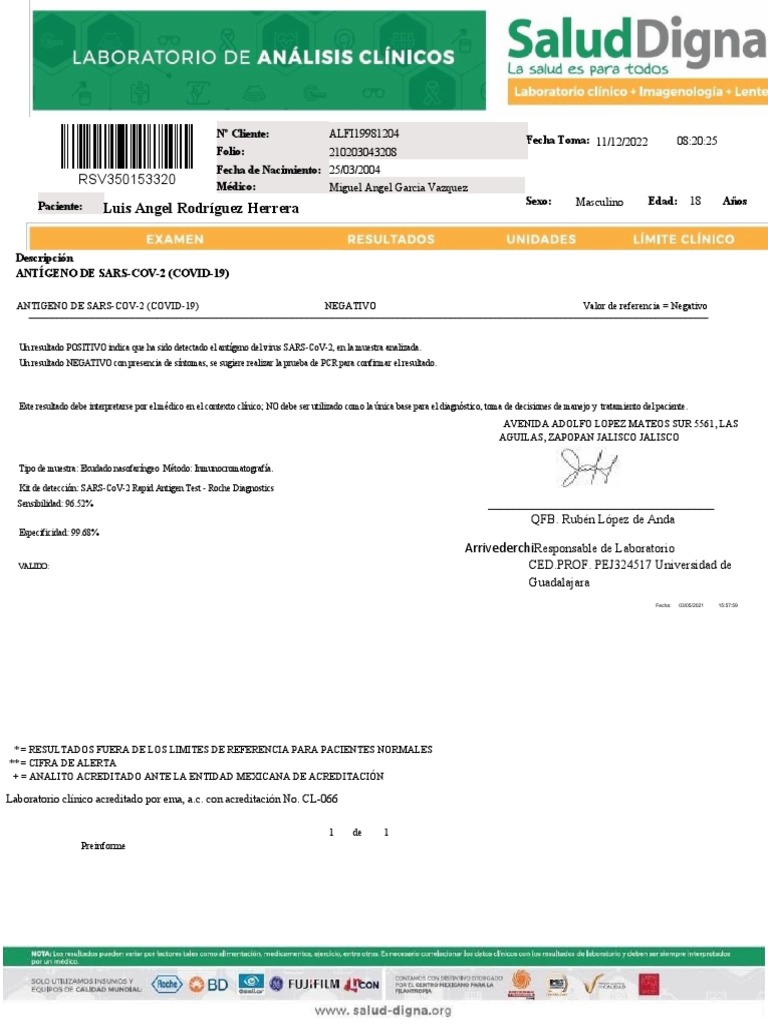 ÑÑPL | PDF | Diagnostico medico | Inmunología