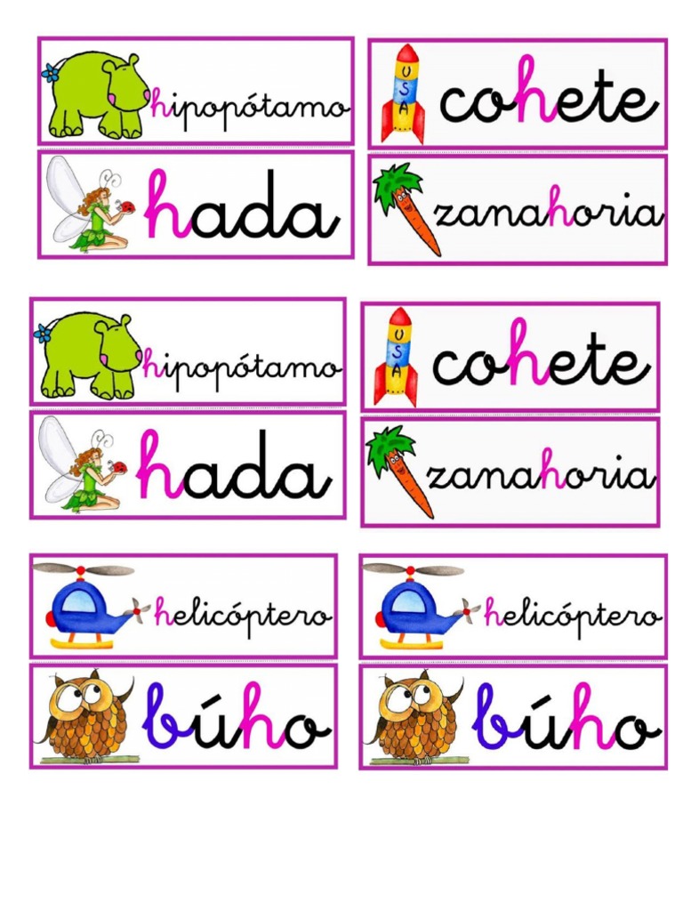 Memorice de La H Muda | PDF