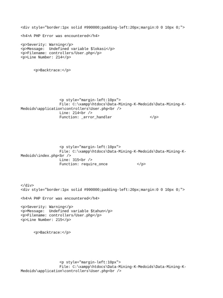Data Cluster Bencana | PDF | Php | Computer Data