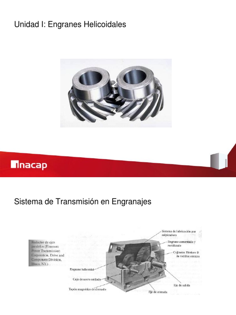 Engranes Helicoidales | Descargar gratis PDF | Engranaje | Ingeniería ...