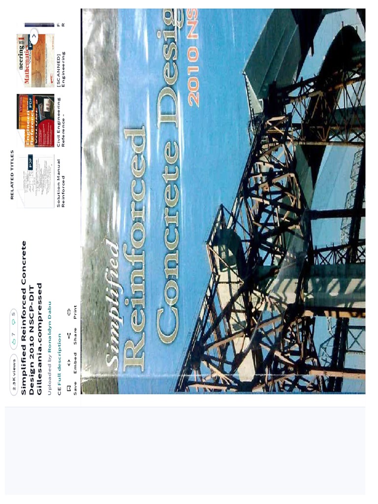 PDF Simplified Reinforced Concrete Design 2010 NSCP Dit ...