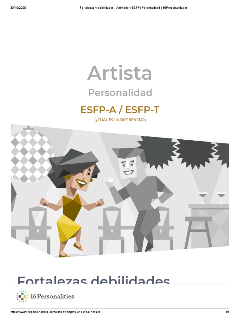 Fortalezas y Debilidades - Animador (ESFP) Personalidad ...