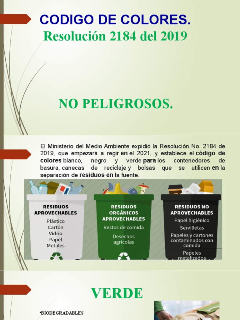 Codigo de Colores | PDF