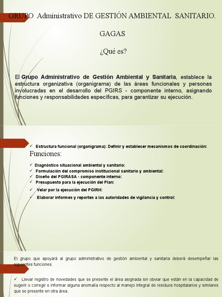 GAGAS | PDF | Residuos | Business
