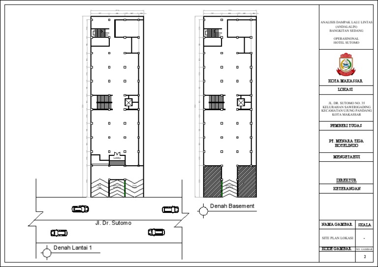 Denah Basement: Kota Makassar | PDF