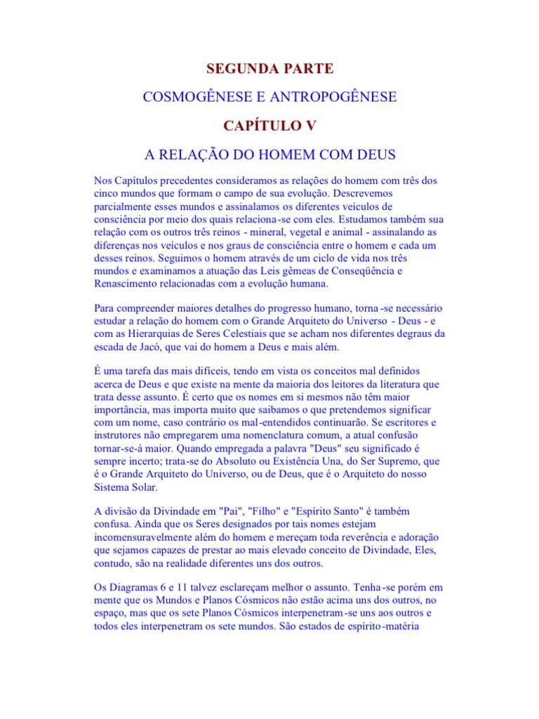 Cosmogenese e Antropogenese na Teosofia | PDF | Sistema Solar | Deus