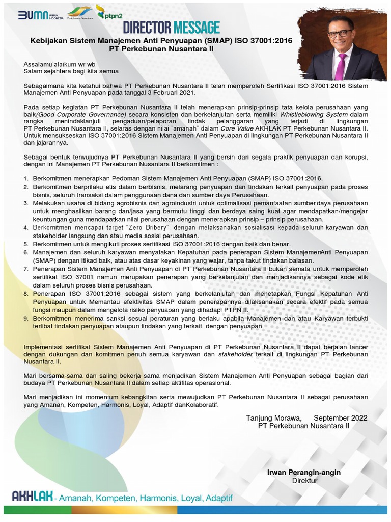 Director Message SMAP 2022 | PDF