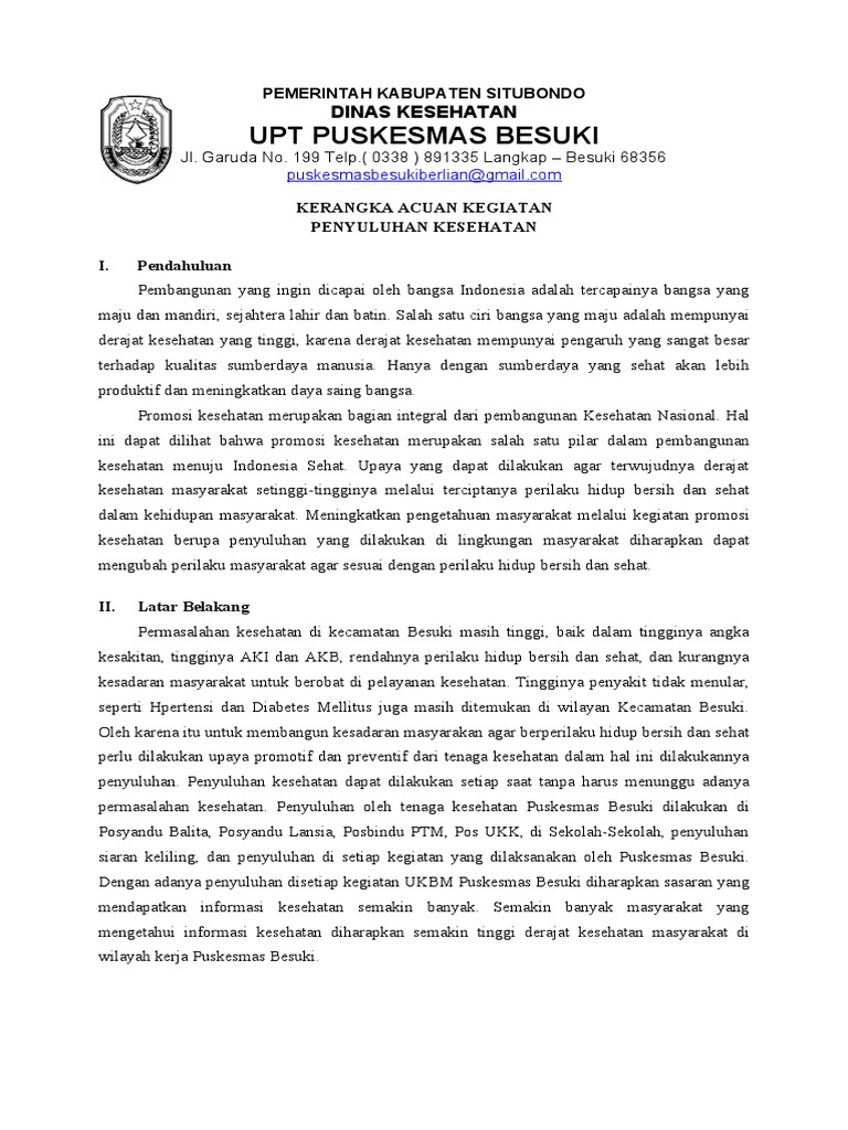 Kak Penyuluhan | PDF