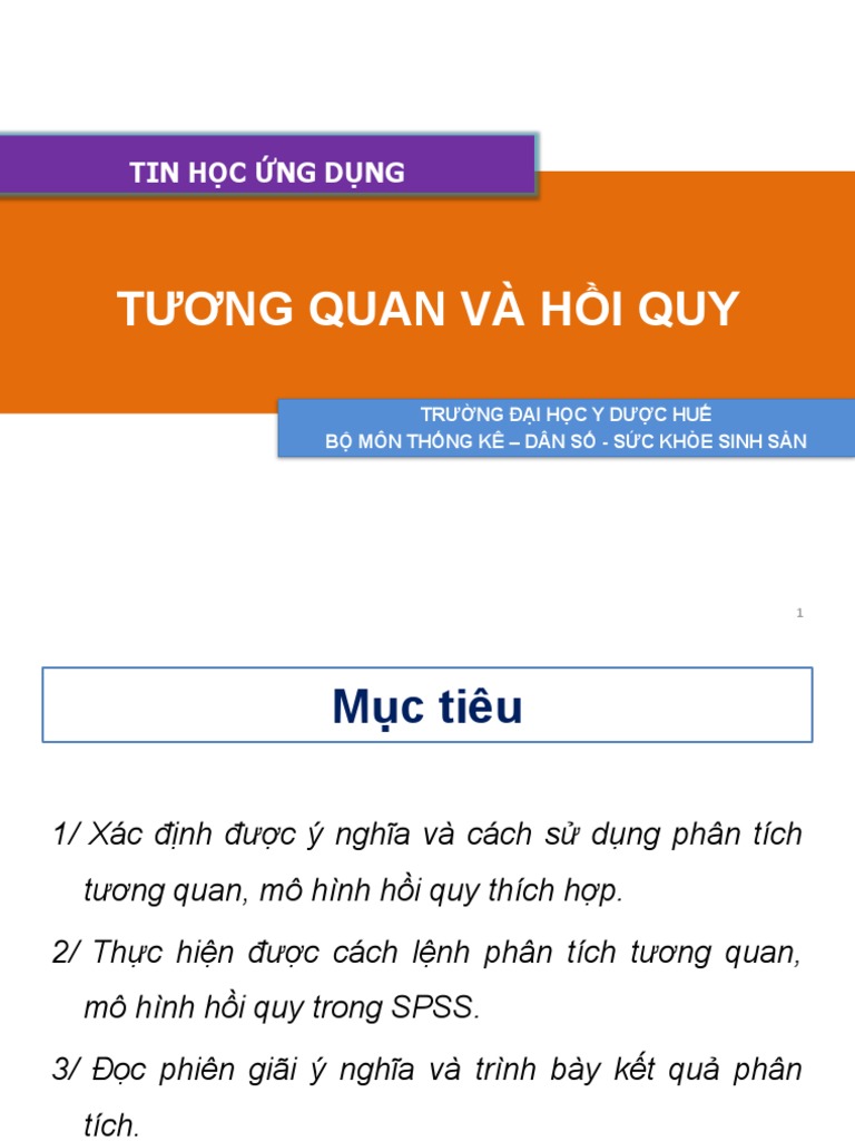 Bai 6 Tuong Quan Va Hoi Quy | PDF