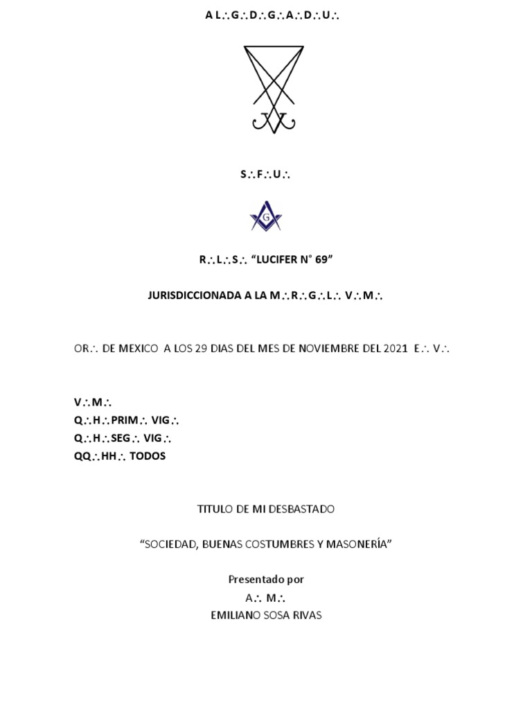 Sociedad Buenas Costumbres-Am-emiliano Sosa Rivas | PDF | Sociedad ...