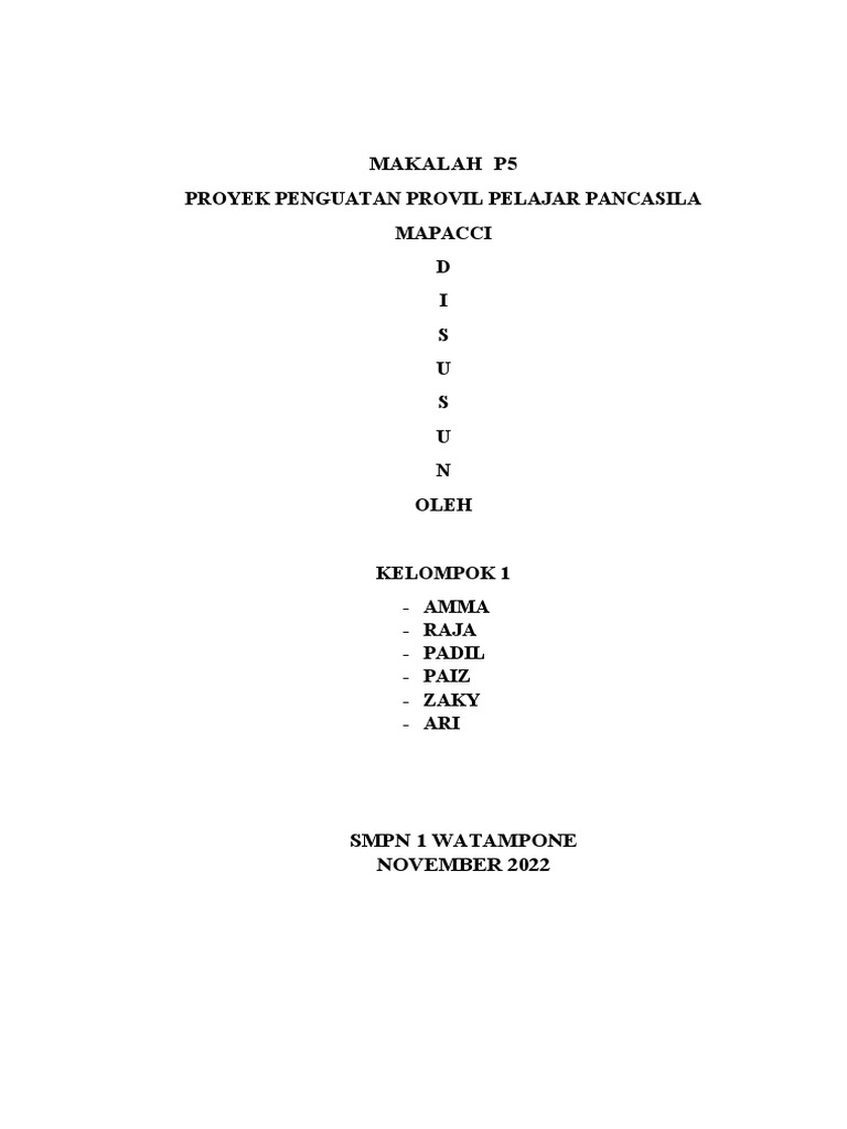 Makalah P5 | PDF