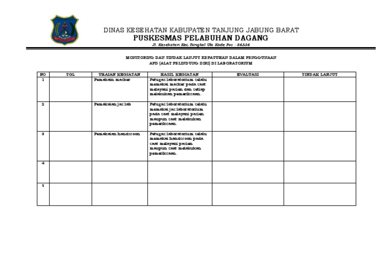 2022 Bukti Print Monitoring APD | PDF
