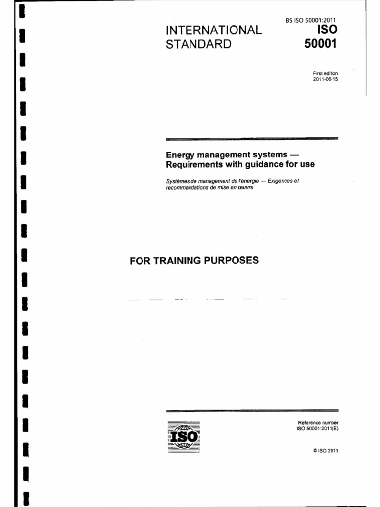 Iso Sni 50001 | PDF