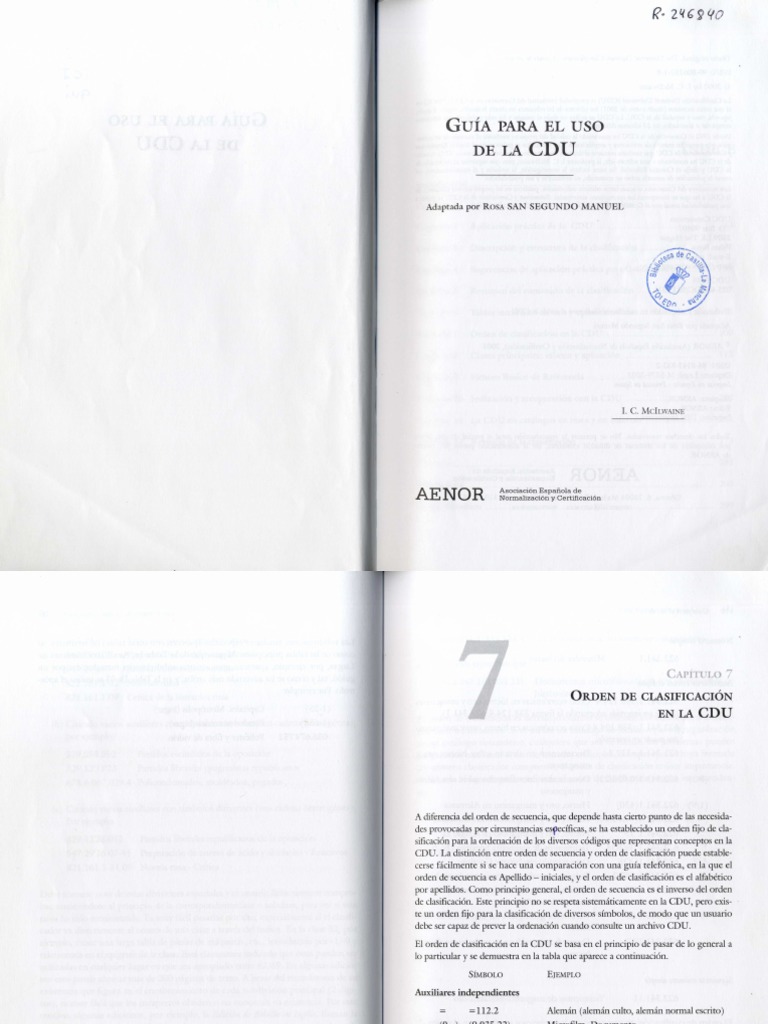 Guia para El Uso de La CDU | PDF