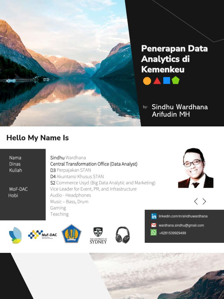 Data Analytic Application in Mof - Why and How To | PDF | Analytics | Data Analysis