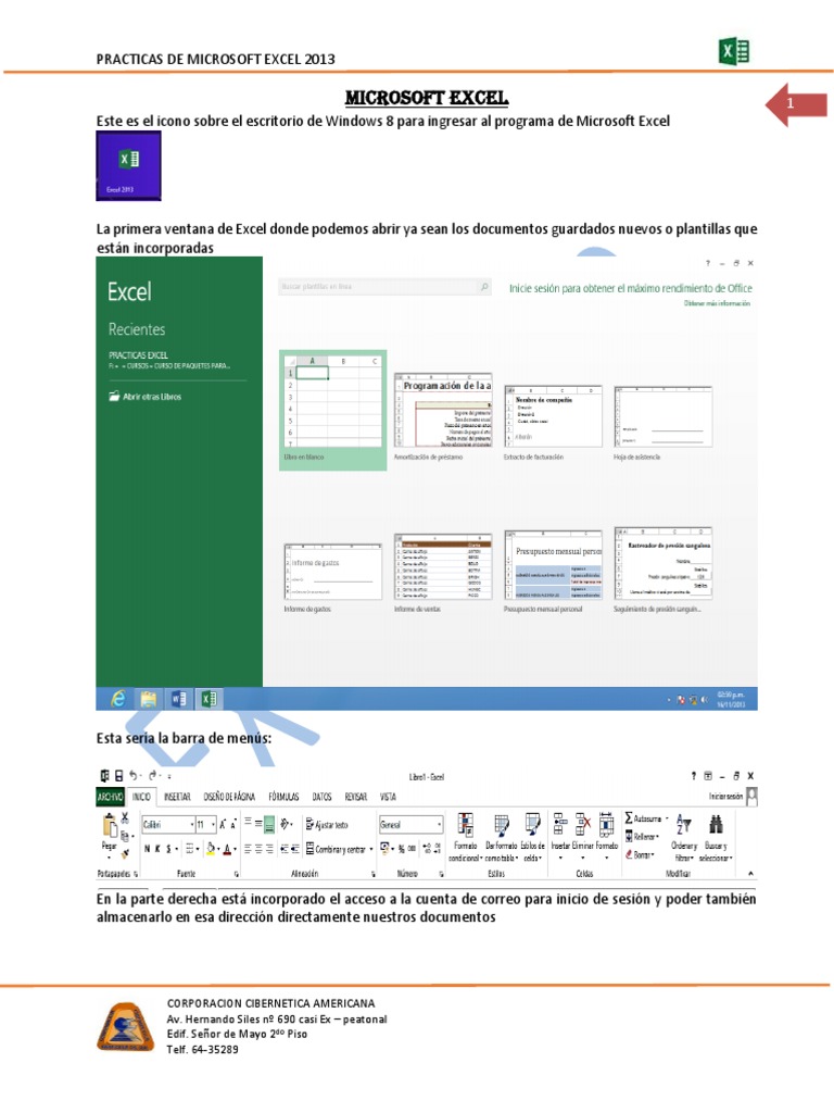 Guía Práctica de Excel 2013 | PDF | Hoja de cálculo | Microsoft Excel
