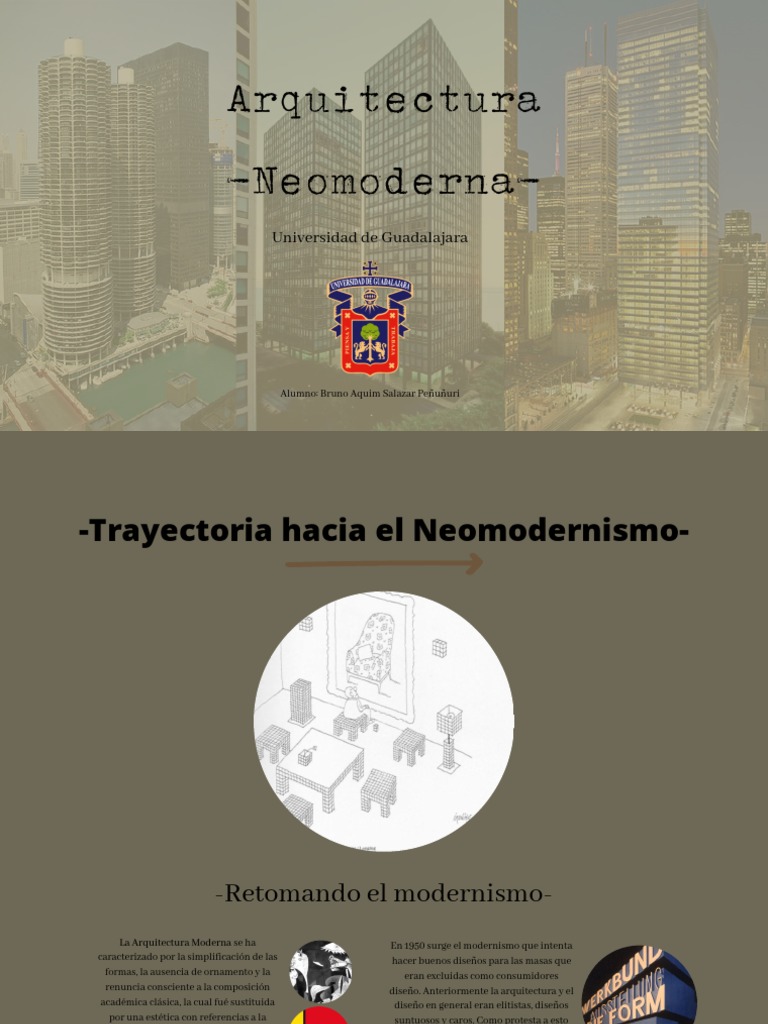 Arquitectura - Neomoderna | PDF | Estética | Diseño arquitectonico