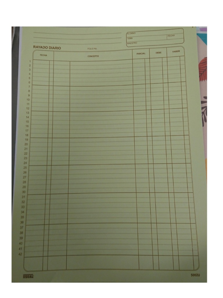 Rayado de Diario | PDF