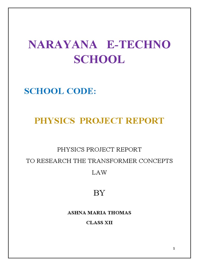 Ashna Phyproj Transformers | PDF | Transformer | Inductor