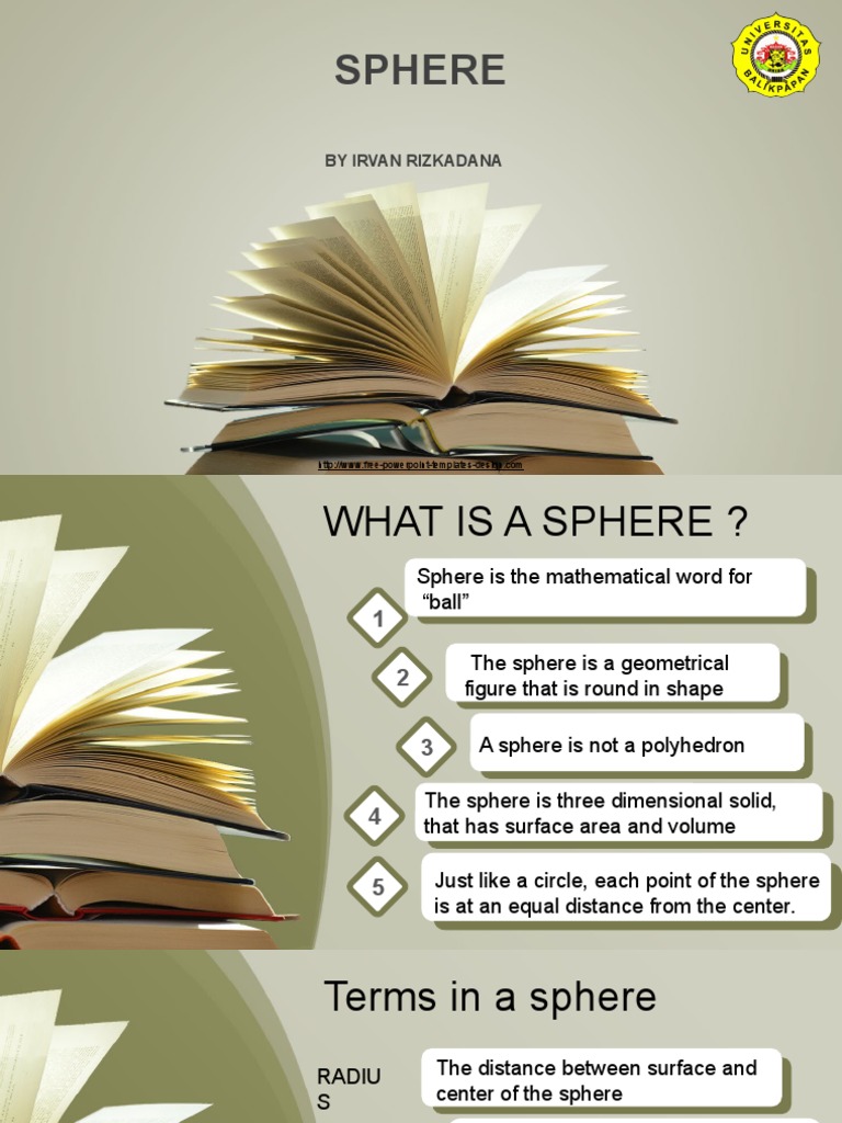 Sphere | PDF | Sphere | Volume