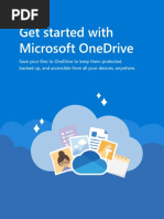 Getting Started With OneDrive | PDF | Application Software | Microsoft