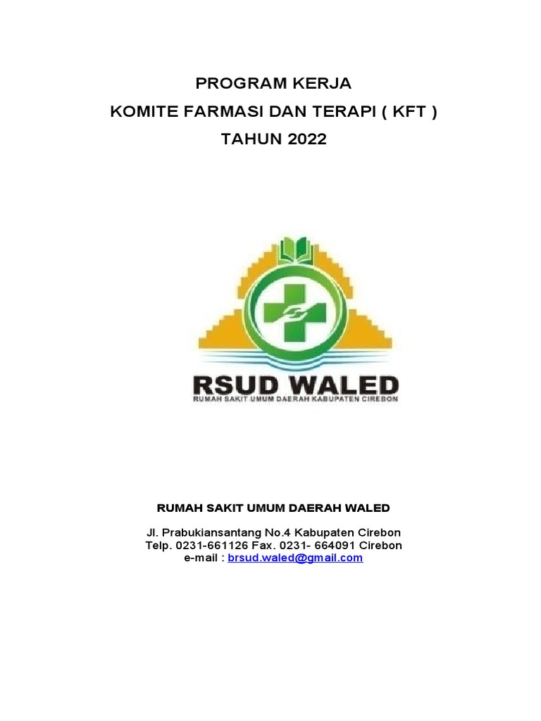 Program Kerja KFT RSUD Waled 2022 | PDF