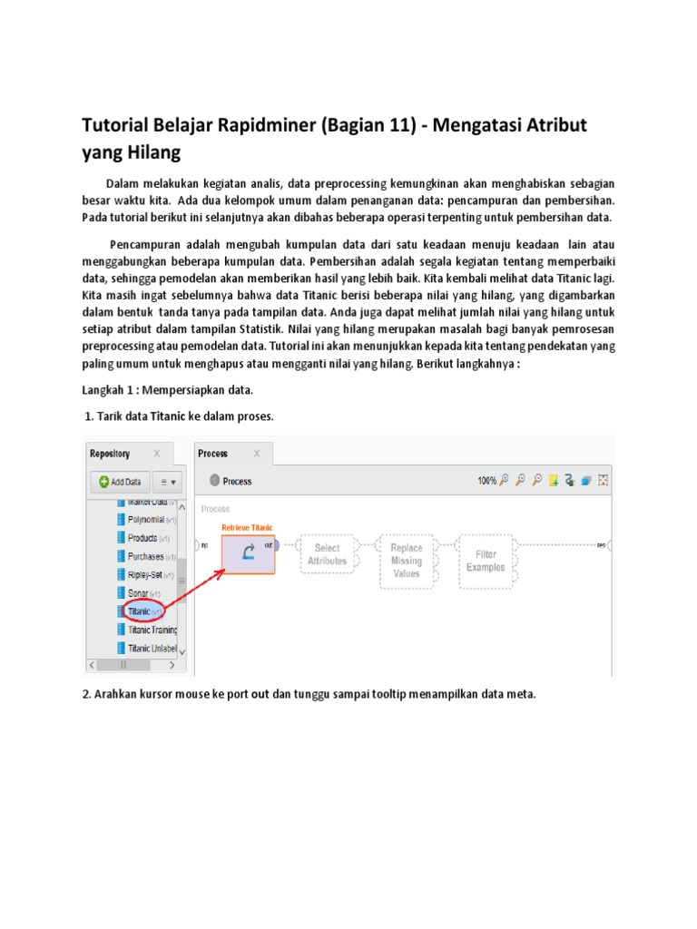 Tutorial Rapidminer - 4 | PDF