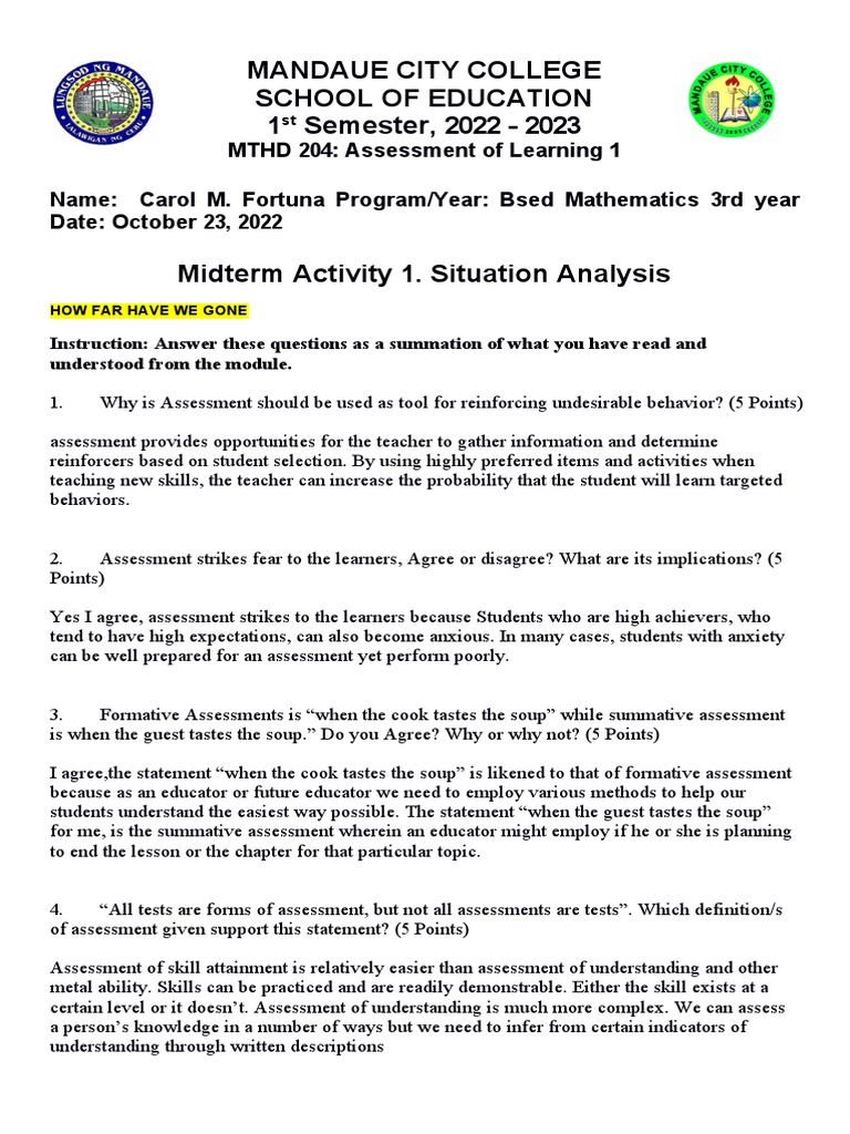 Midterm Activity 1-FortunaCarol | Download Free PDF | Educational ... Midterm Activity 1-FortunaCarol | Download Free PDF | Educational ...