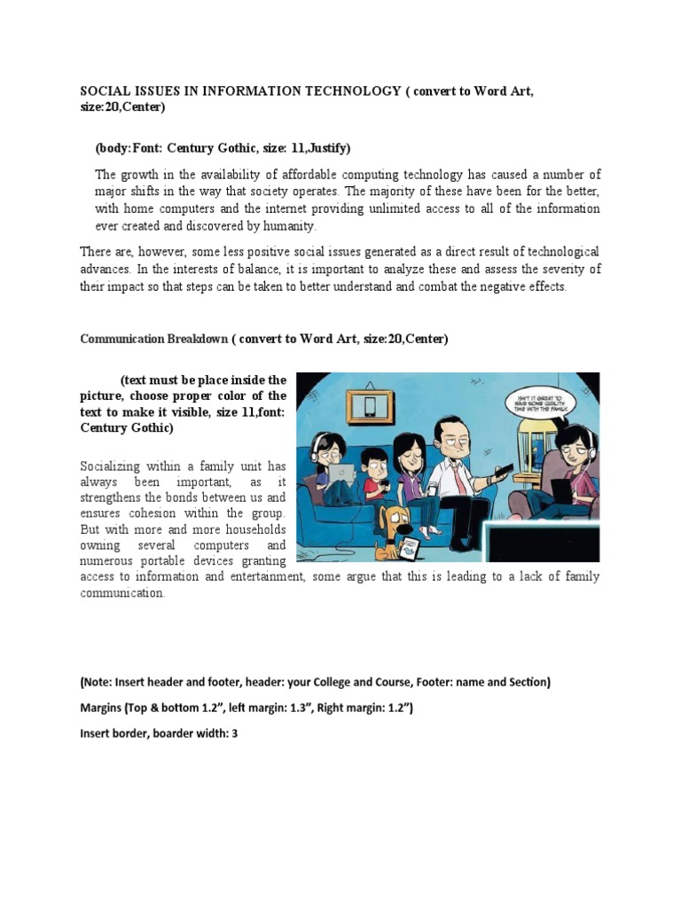 Social Issues in Information Technology | PDF | Games & Activities