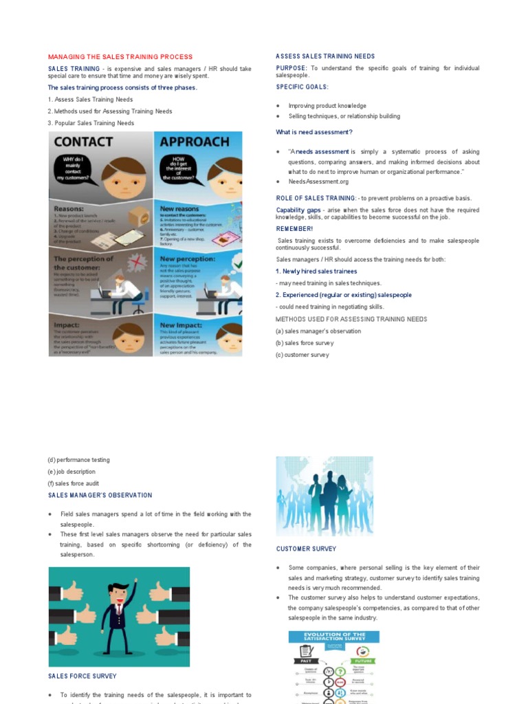 Managing The Sales Training Process | PDF | Sales | Business Economics