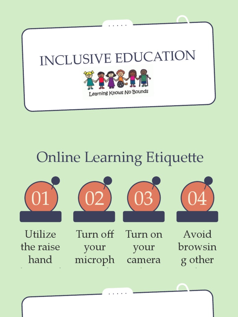 Inclusive Education: Key Concepts & Practices | PDF | Dyslexia ...