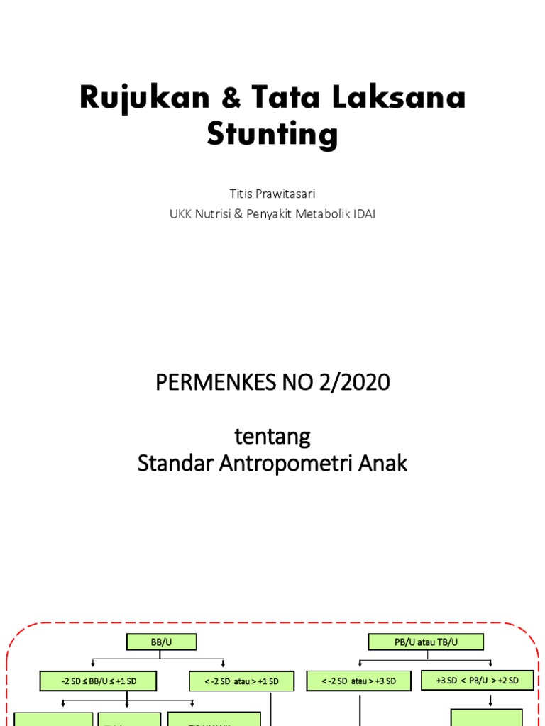 Rujukan Dan Tata Laksana Stunting | PDF