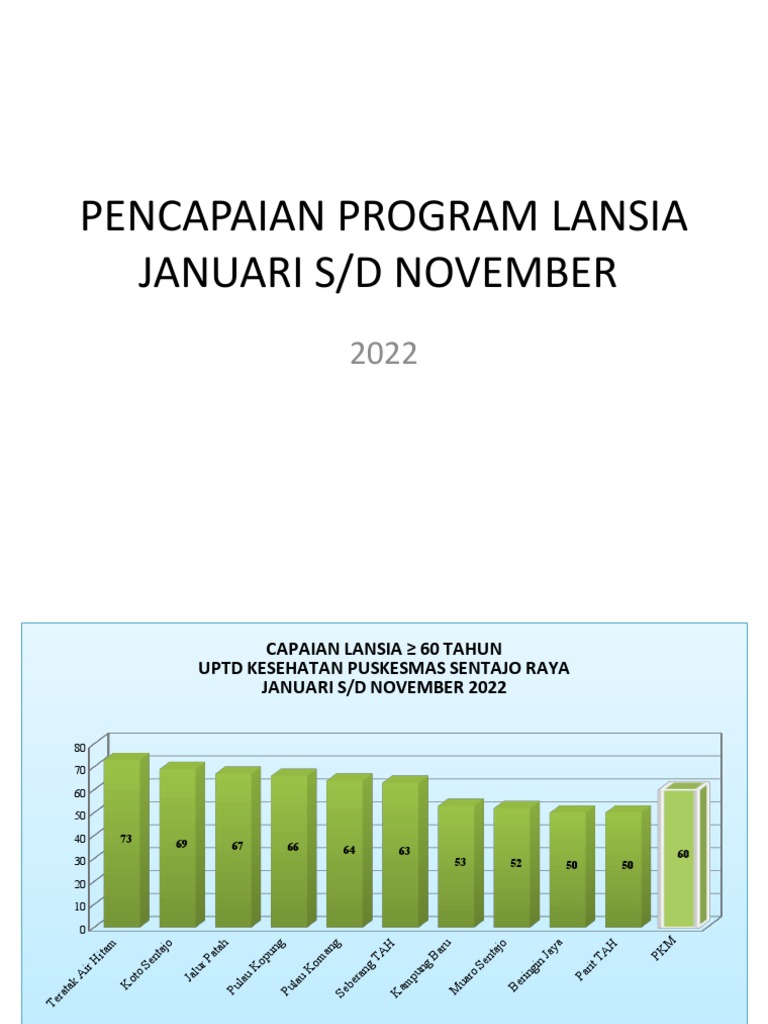 11 Pencapaian Program Lansia | PDF