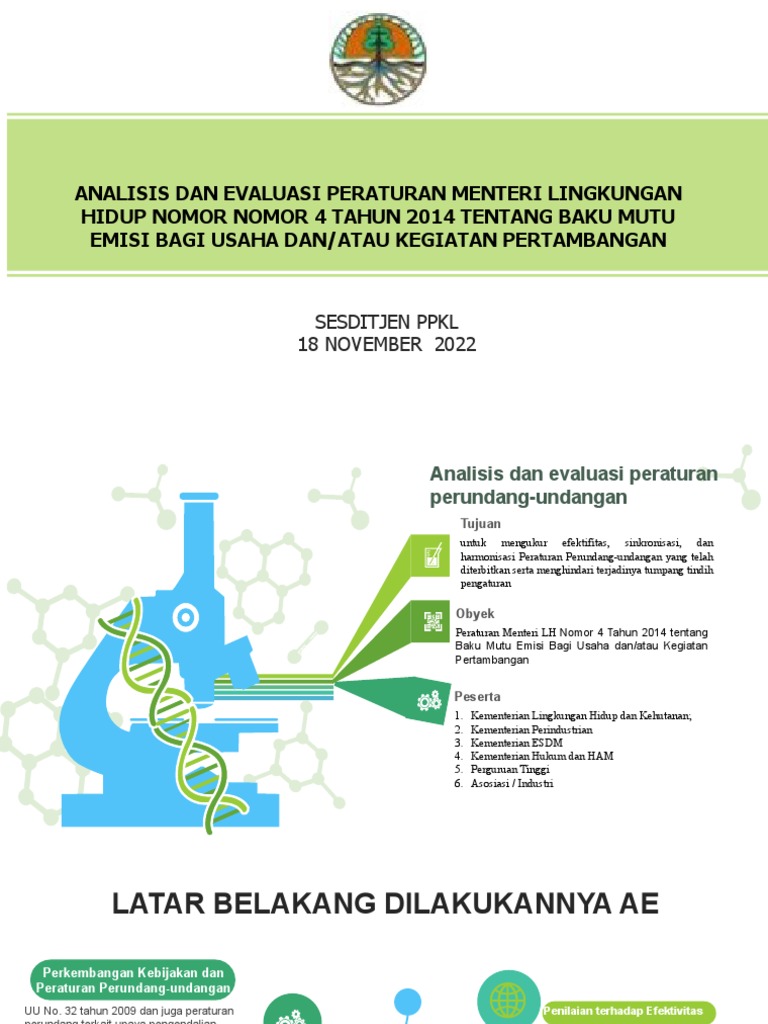 Materi Pengarahan Setdit PPKL | PDF