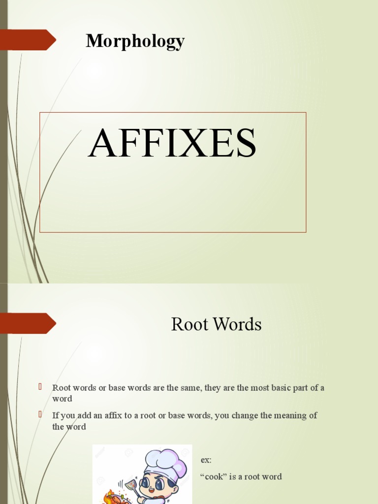 Affixes | PDF