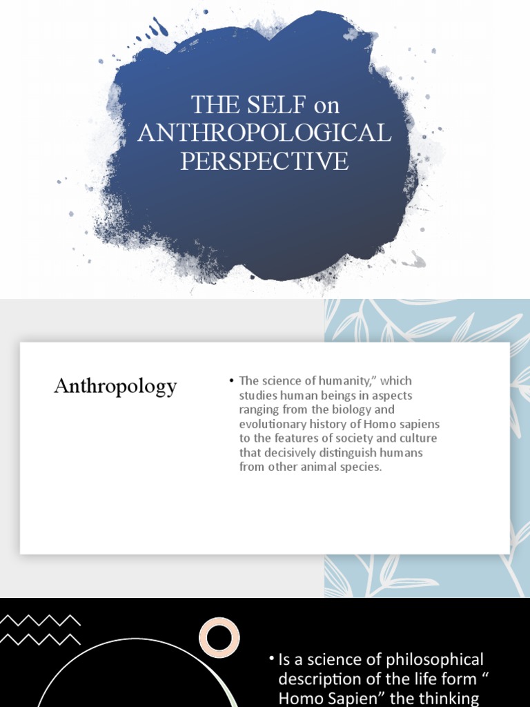 The Self On Anthropological Perspective | PDF