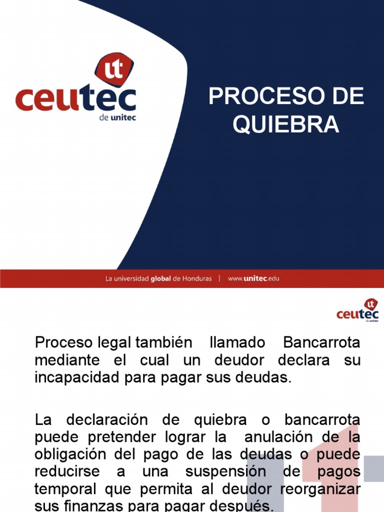 Guía de Quiebra para Comerciantes | PDF | Bancarrota | Pagos