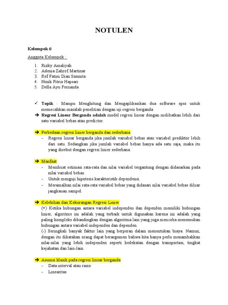 NOTULEN Kelompok 6 - Mampu Menghitung Dan Mengaplikasikan Dua Software ...