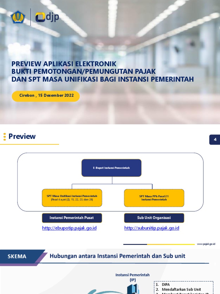 Preview Aplikasi E-Bupot untuk IP | PDF | Pengelolaan Keuangan & Uang