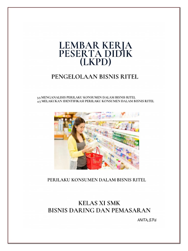 LKPD 2 Perilaku Konsumen - Anita | PDF