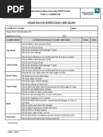 Daily Stacker Inspection Checklist | PDF | Technology & Engineering