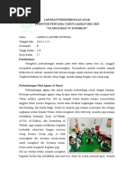 Contoh Laporan Perkembangan Anak Didik | PDF