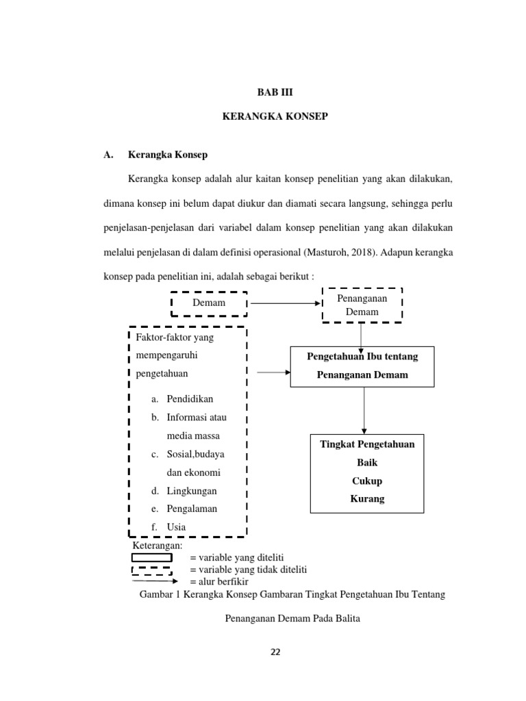 BAB III Kerangka Konsep | PDF