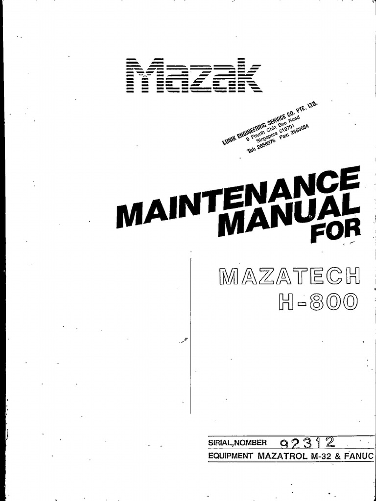 M32保守说明书 | PDF