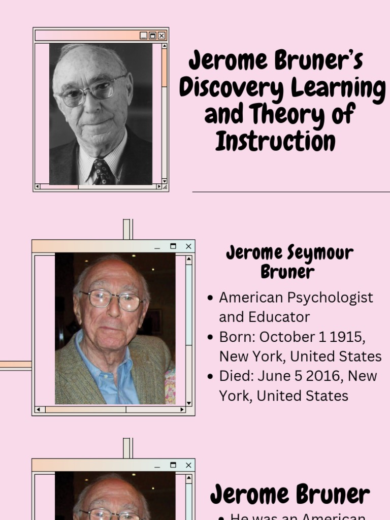 Jerome Bruner 1 | PDF | Learning | Cognition