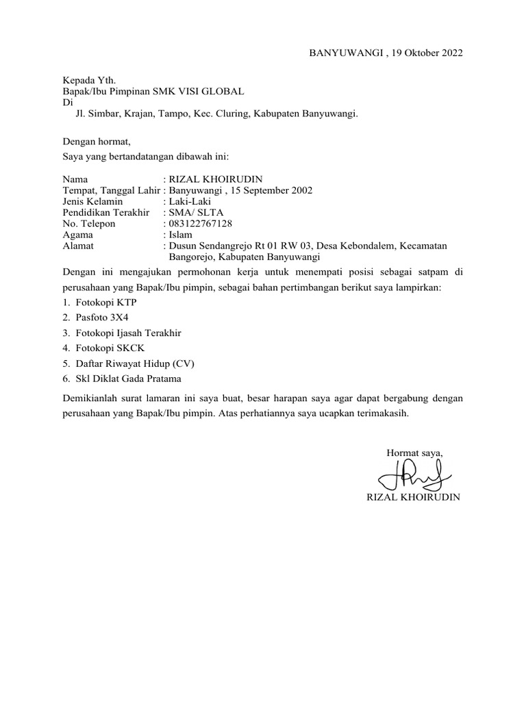 SMK Visi Global 1 | PDF