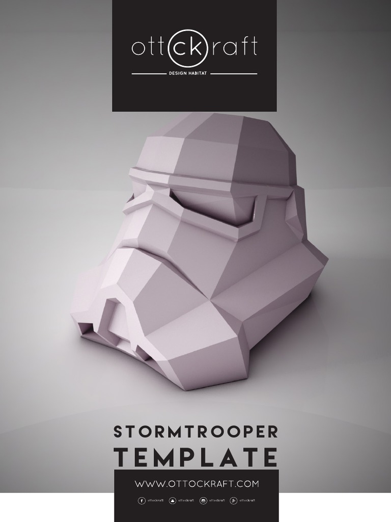 Stormtrooper Head Template Guide | PDF